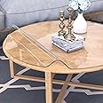 Amazon.com: ETECHMART Dia. 42 Inch Clear Round Table Cover, 2mm Thick ...