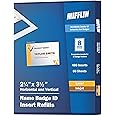 Amazon.com : Mifflin Name Badge Refills 2.25"x3.5" (480 Cards, 60 ...