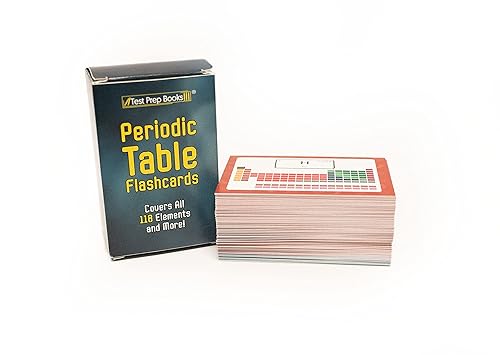 Periodic Table Flashcards: Periodic Table of Elements Flash Cards ...