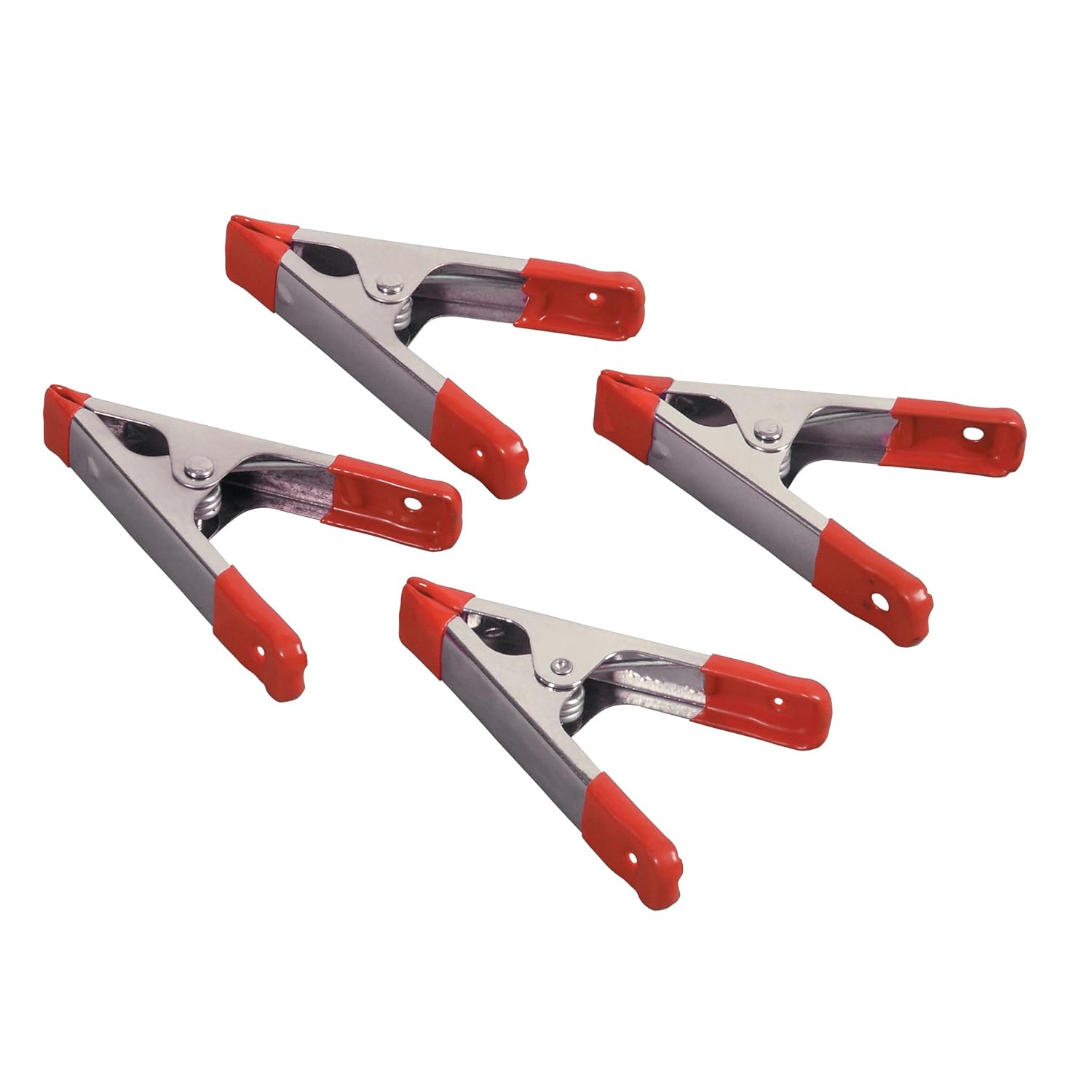 4 Metal-Spring-Clamps-CLAMP-MARKET-STALL TARAPAULIN CLIP GRIP HOLD ...