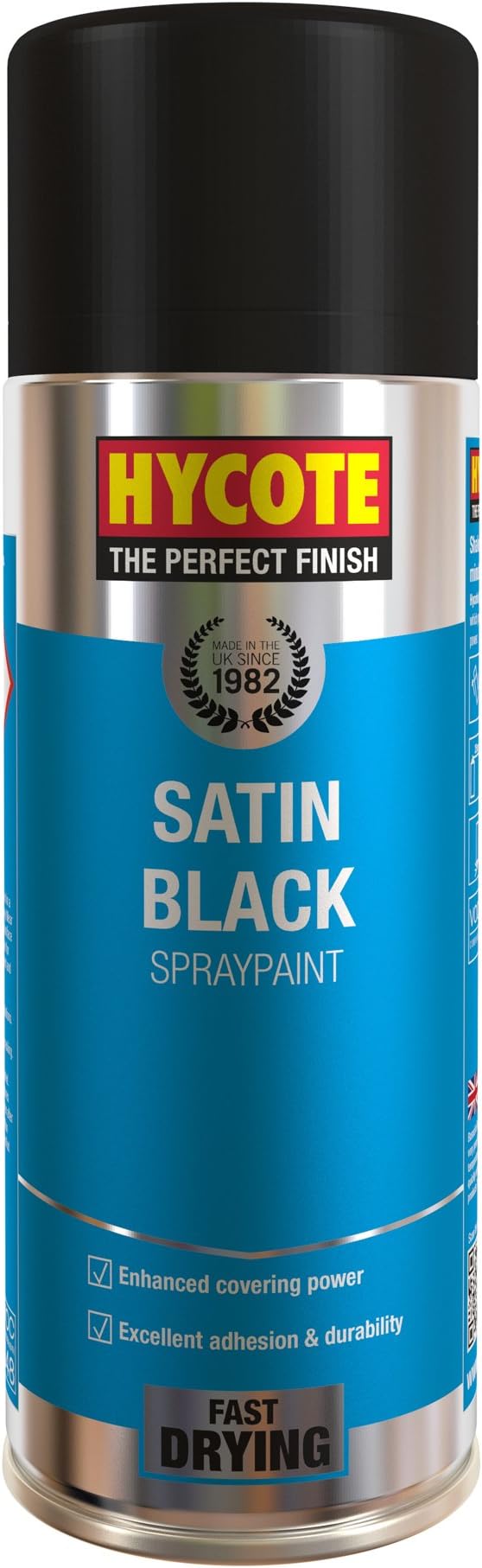 Hycote Satin Black, 400ml,XUK0271: Amazon.co.uk: Car & Motorbike