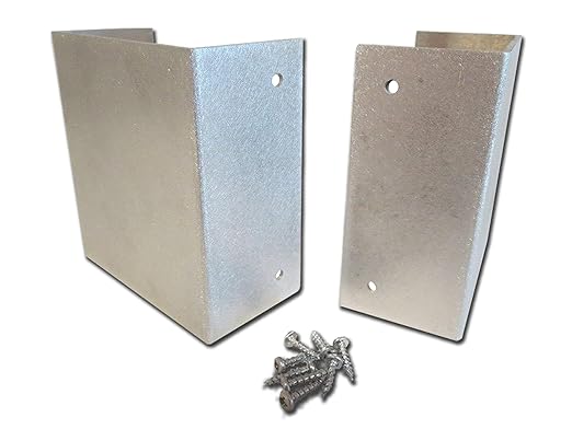 Mailbox Post Protector Guard (Sanded Finish) - 4 X 4 Wood Post Trimmer ...