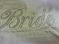 Amazon.com: Bride Bridal Wedding Marriage Rhinestone Transfer Iron on - DIY