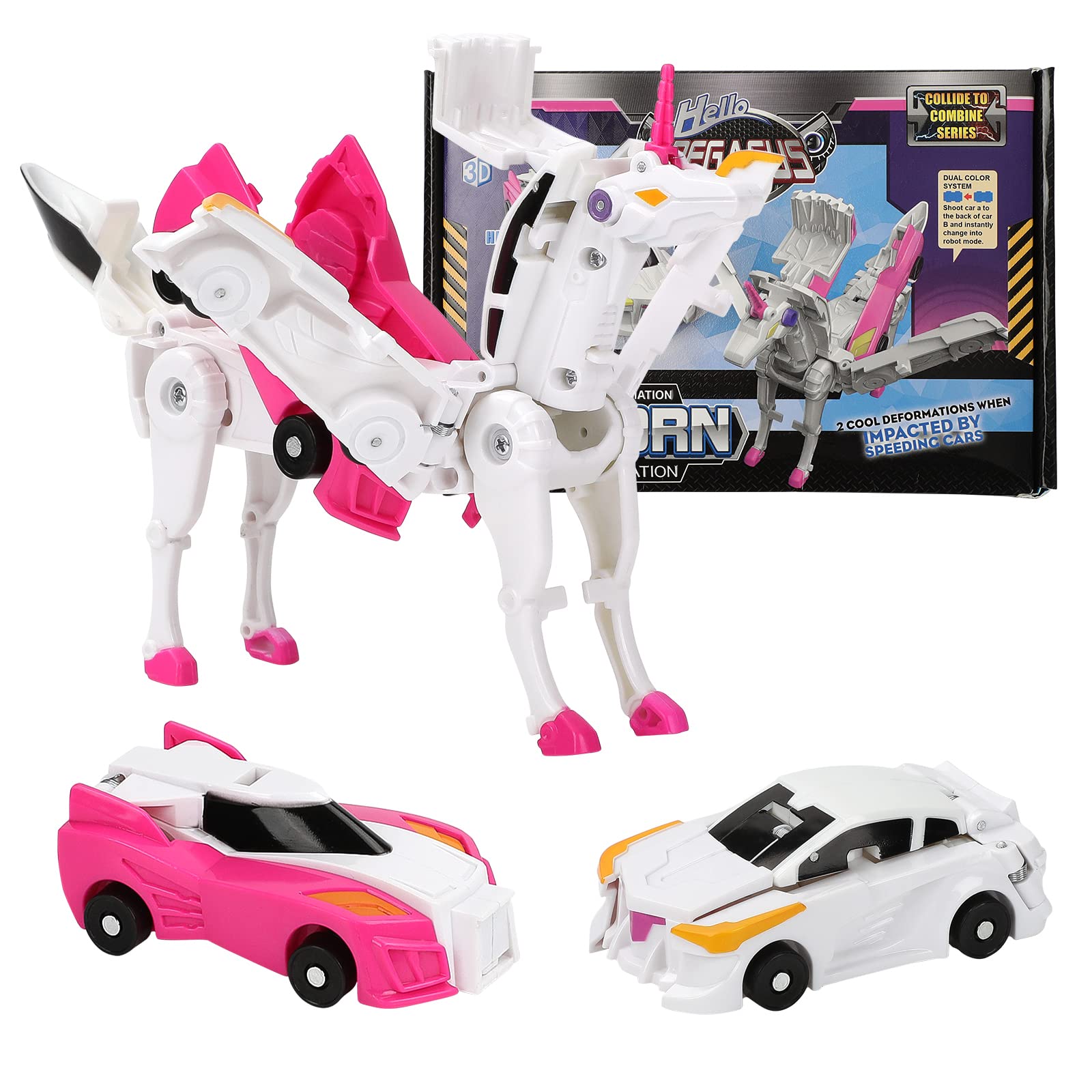Mua dahom Unicorn Transforming Car Robot Toys,Transforming Racing Car ...