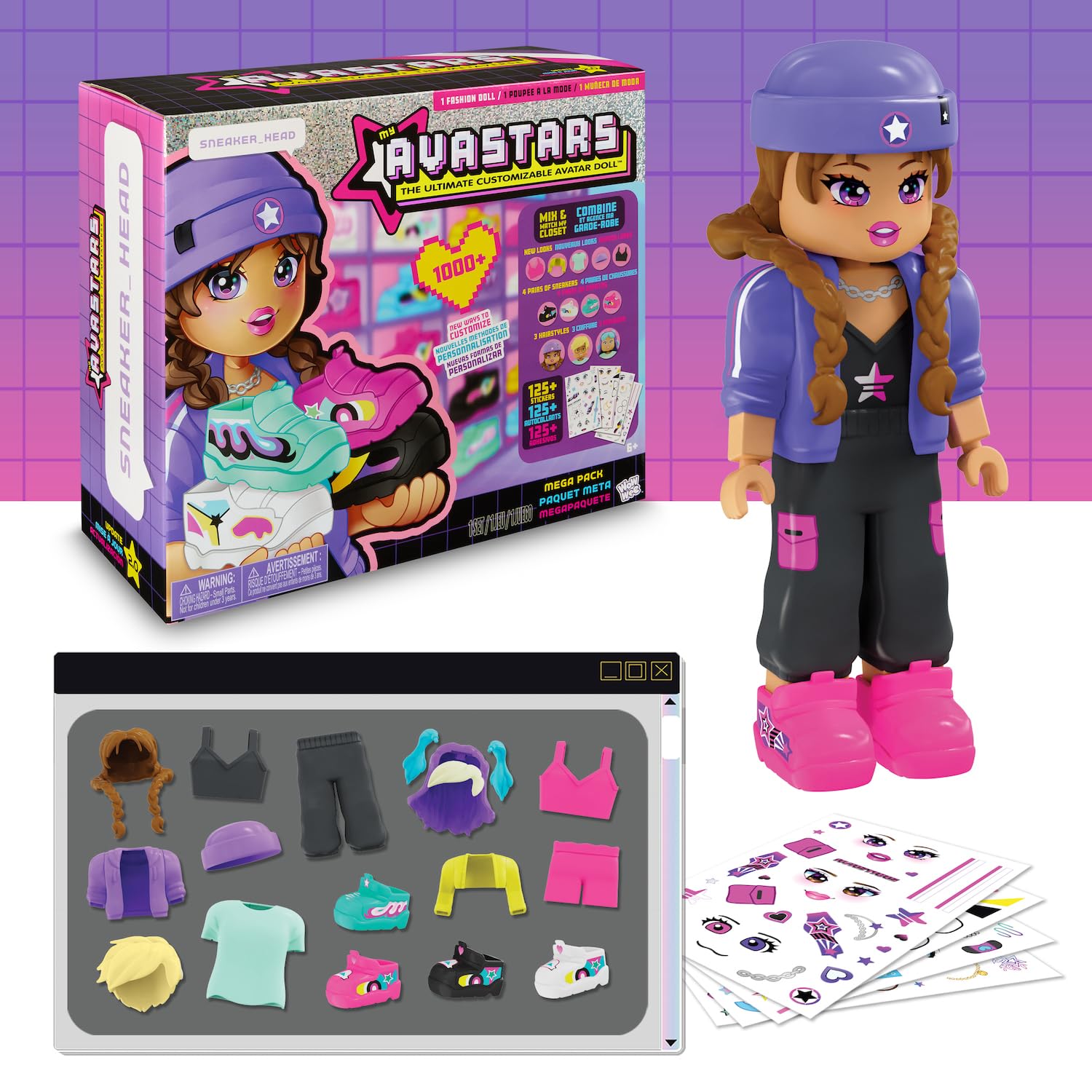 Mua My Avastars Fashion Doll Deluxe Fashion Pack - Sneaker_Head with ...