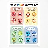Amazon.com: Feelings Chart Poster, Calming Corner Poster, Preschool ...
