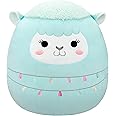 Amazon.com: Squishmallows Original 24in Lorna The Light Teal Llama ...