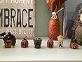 Amazon.com: Resin"Give Thanks" Blocks (Set of 6) Fall Home Decor ...