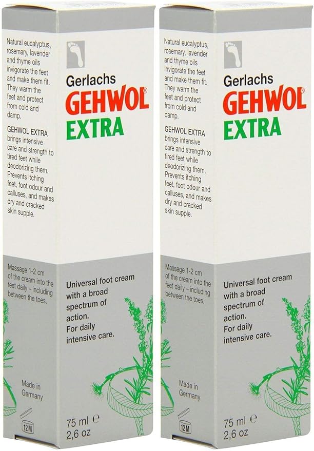 Gehwol Foot Cream Extra 75ml X 2 (Pack of 2): Amazon.co.uk: Health ...