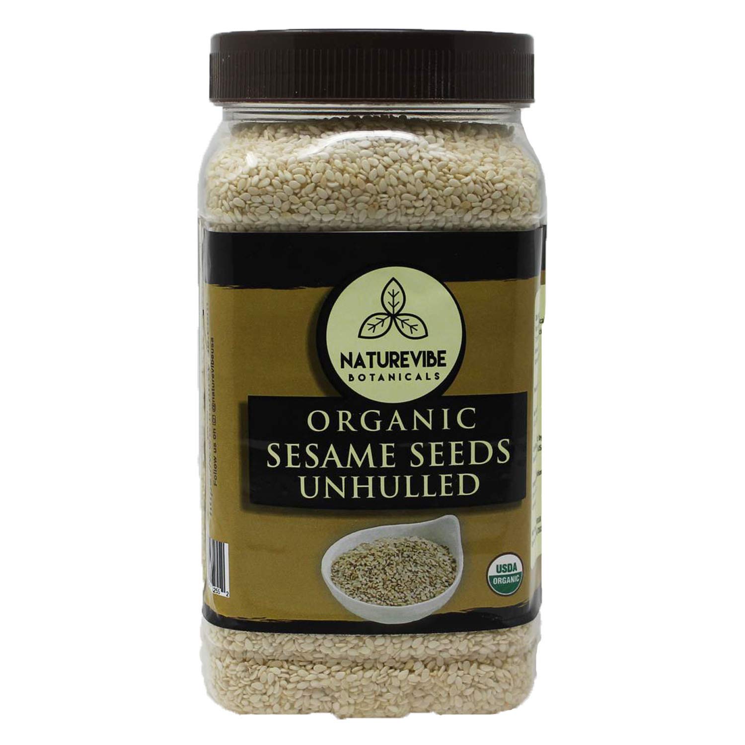 Amazon.com : Organic Black Sesame Seed (2lb) by Naturevibe Botanicals ...