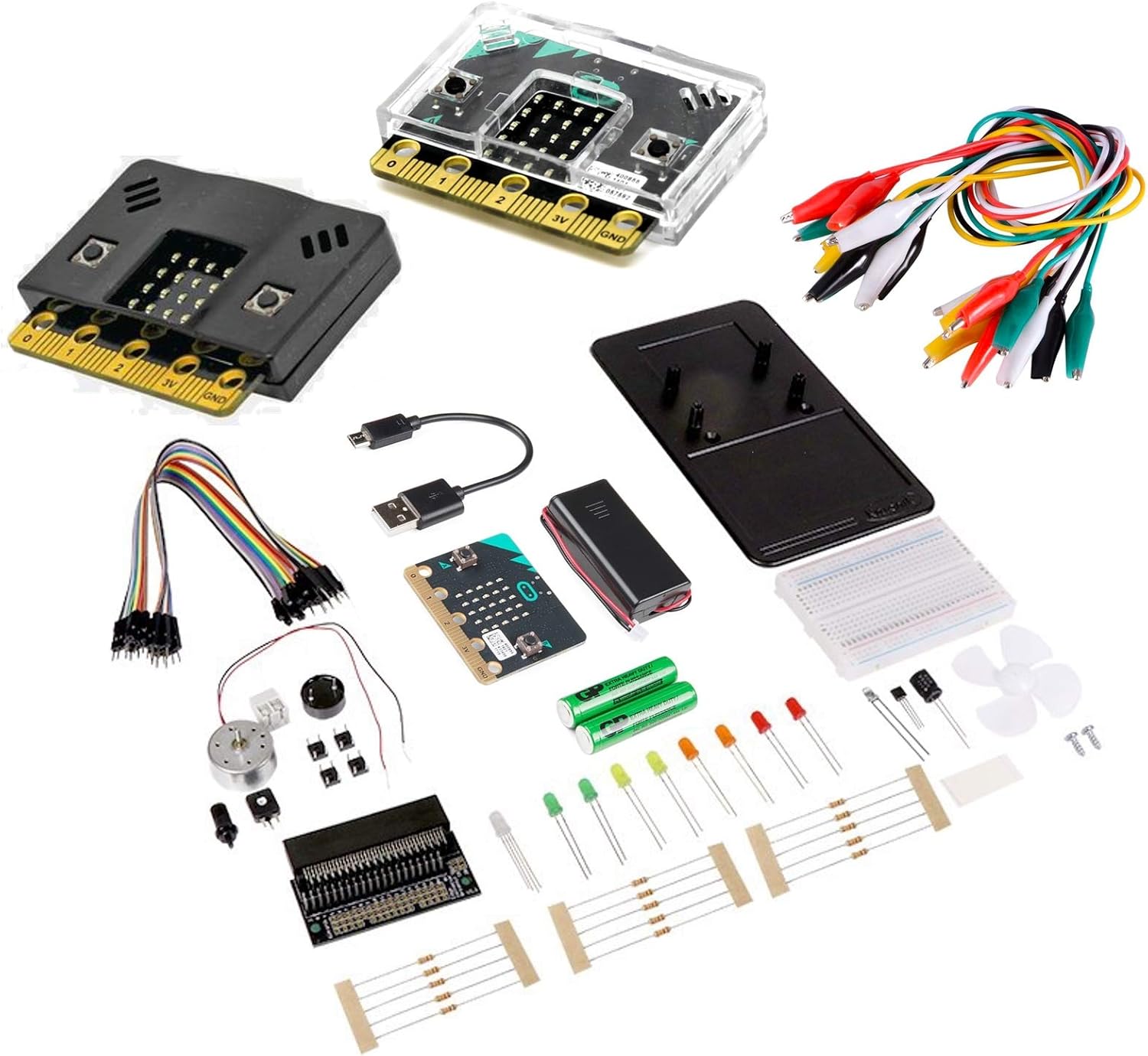 Maker-Sphere Inventors Kit for BBC micro:bit V2 with 10 Experiments ...