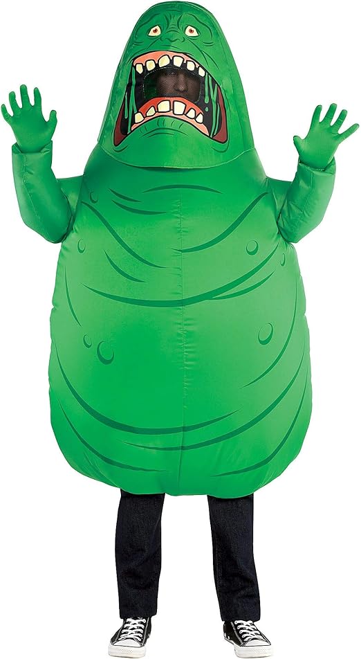 Amazon.com: Party City Classic Inflatable Slimer Halloween Costume for ...