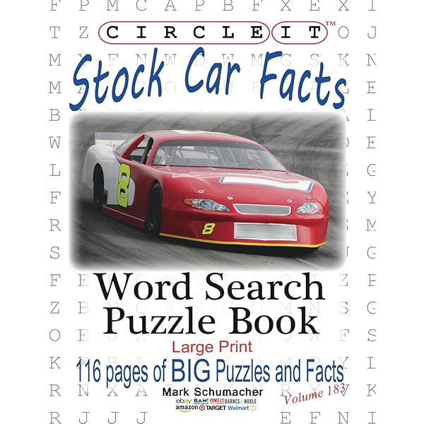 Race Car Word Search