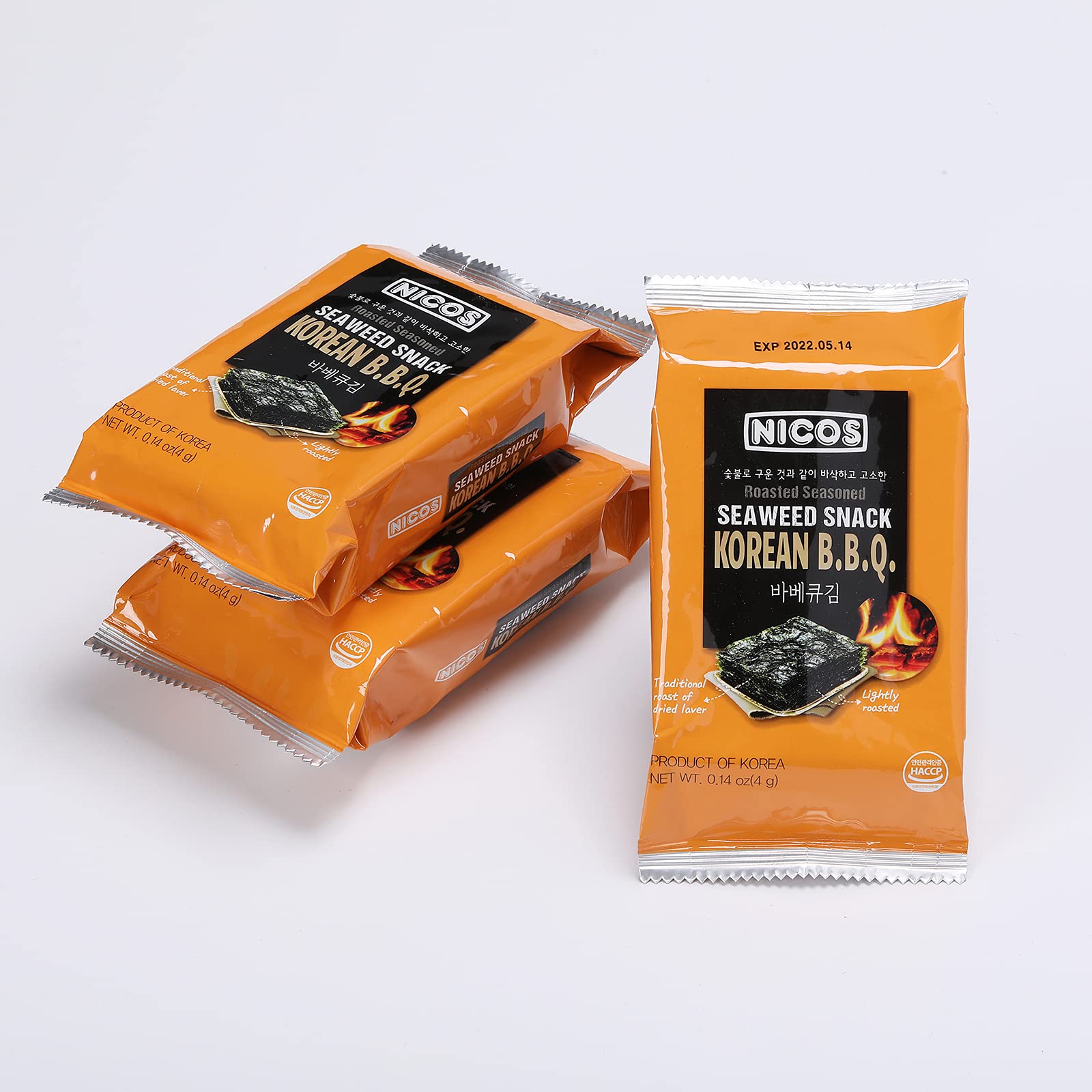 Mua Nicos Korean BBQ flavor (pack of 16) / Roasted Seasoned Seaweed ...
