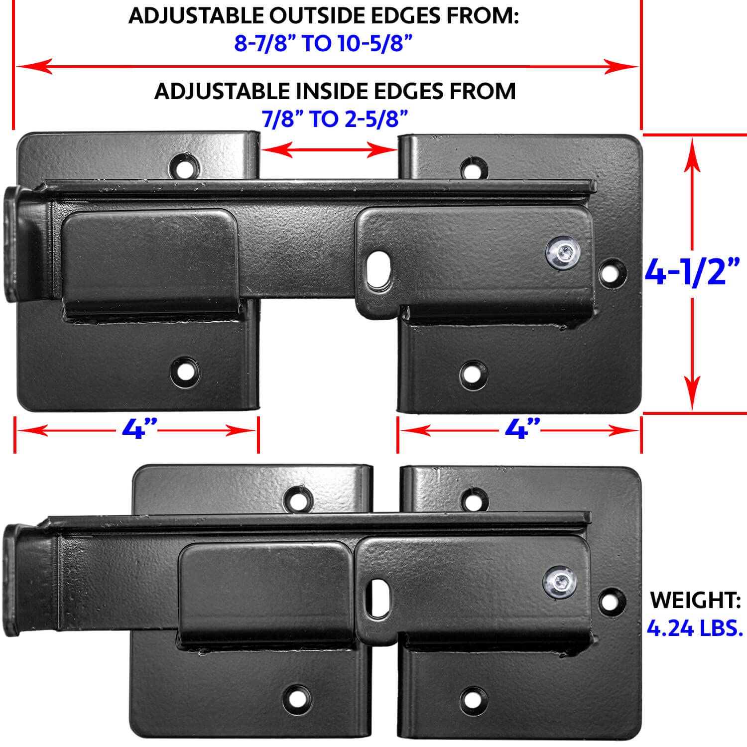 Jake Sales Double Gate Flip Sentry Gate Latch-Flip Latch, Latches Two ...