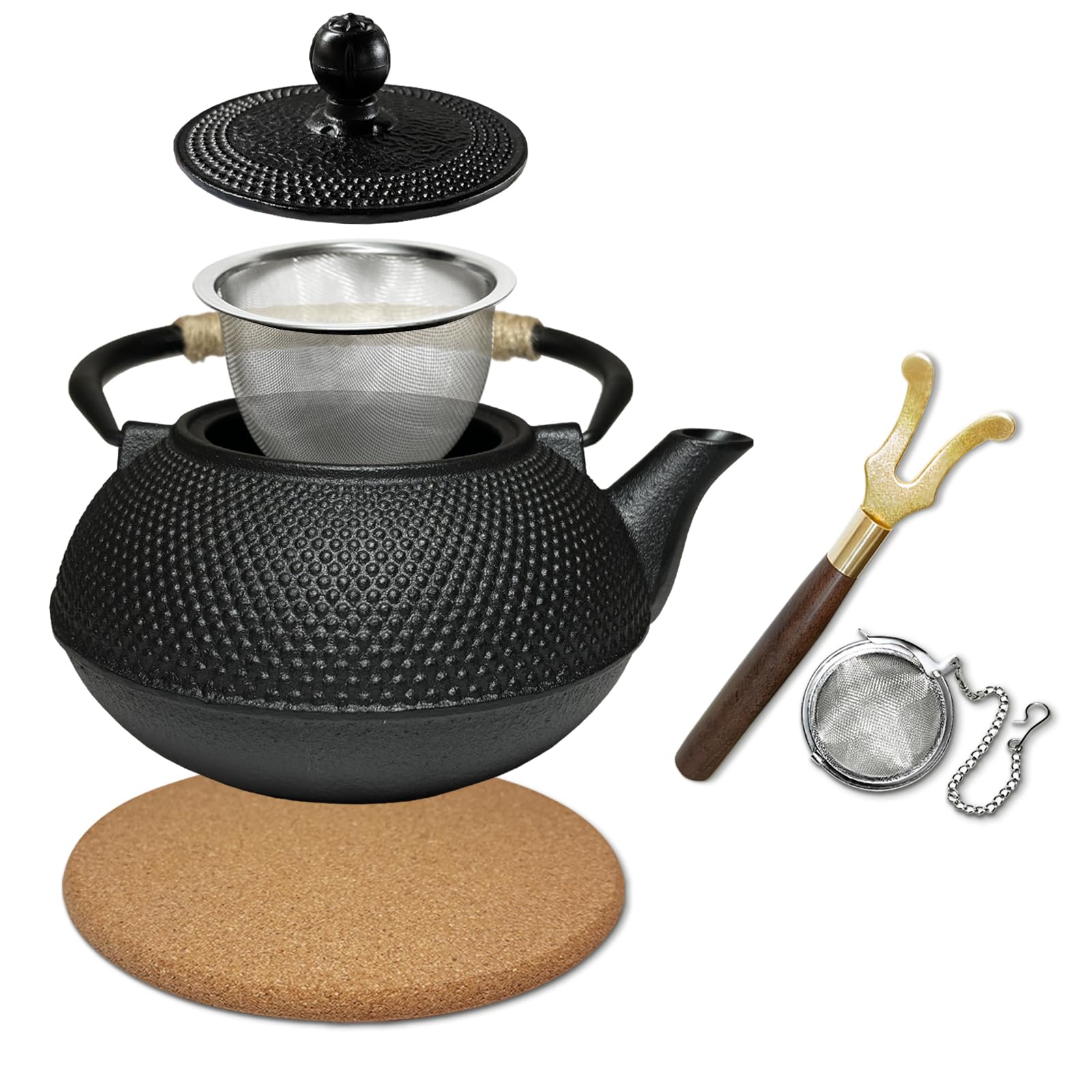 Mua Japanese Cast Iron Teapot,Tea Kettle with Stainless Steel Infuser ...