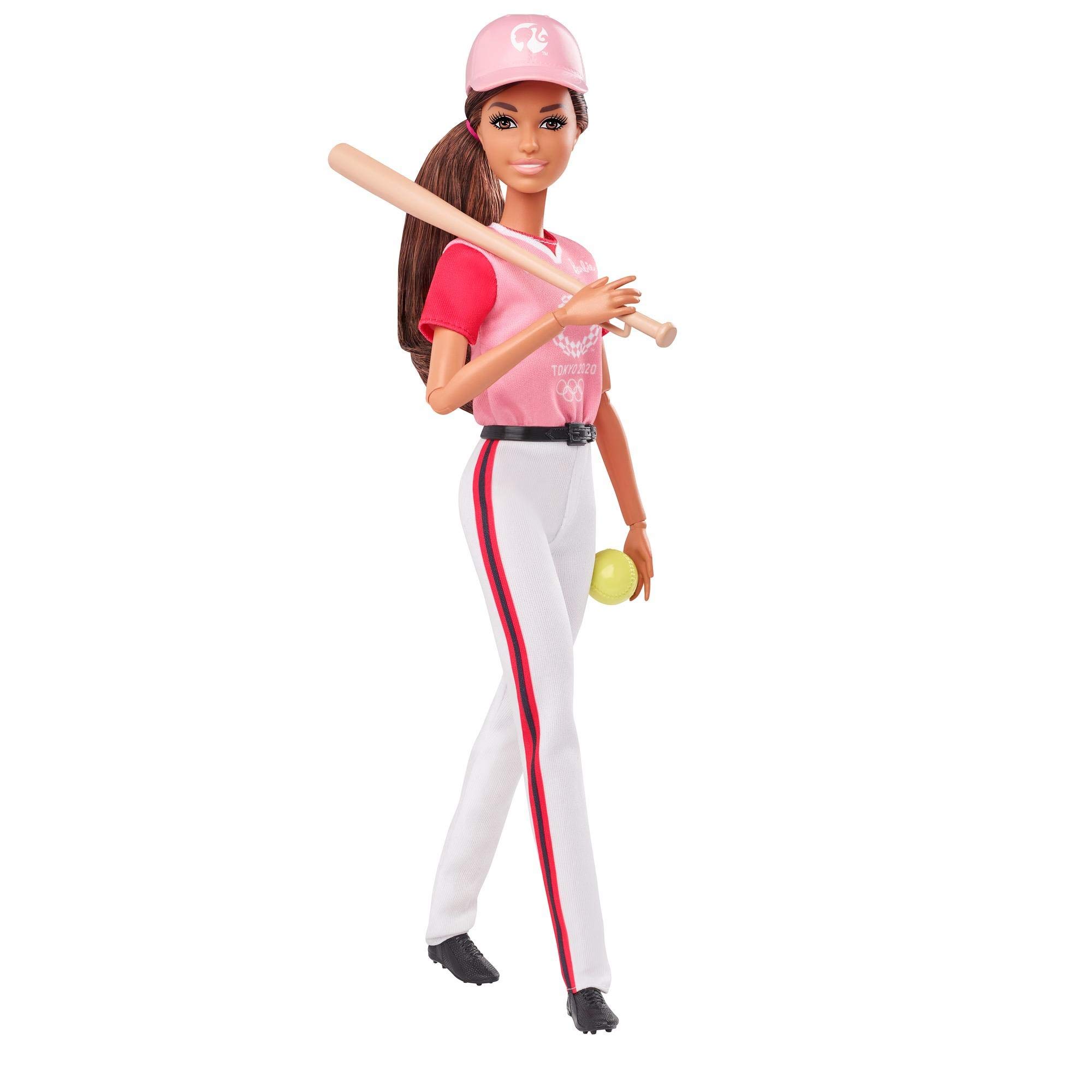 Mua Barbie Olympic Games Tokyo 2020 Softball Doll with Softball Uniform ...