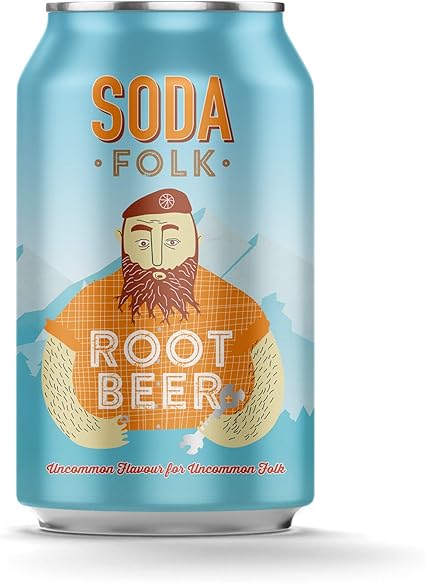 Soda Folk Root Beer 330ml x 24: Amazon.co.uk: Grocery