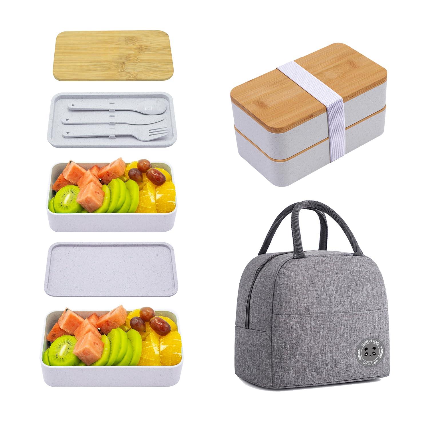 Collect Beauty Bento Box Adult Lunch Box with lunch bag, Japanese ...