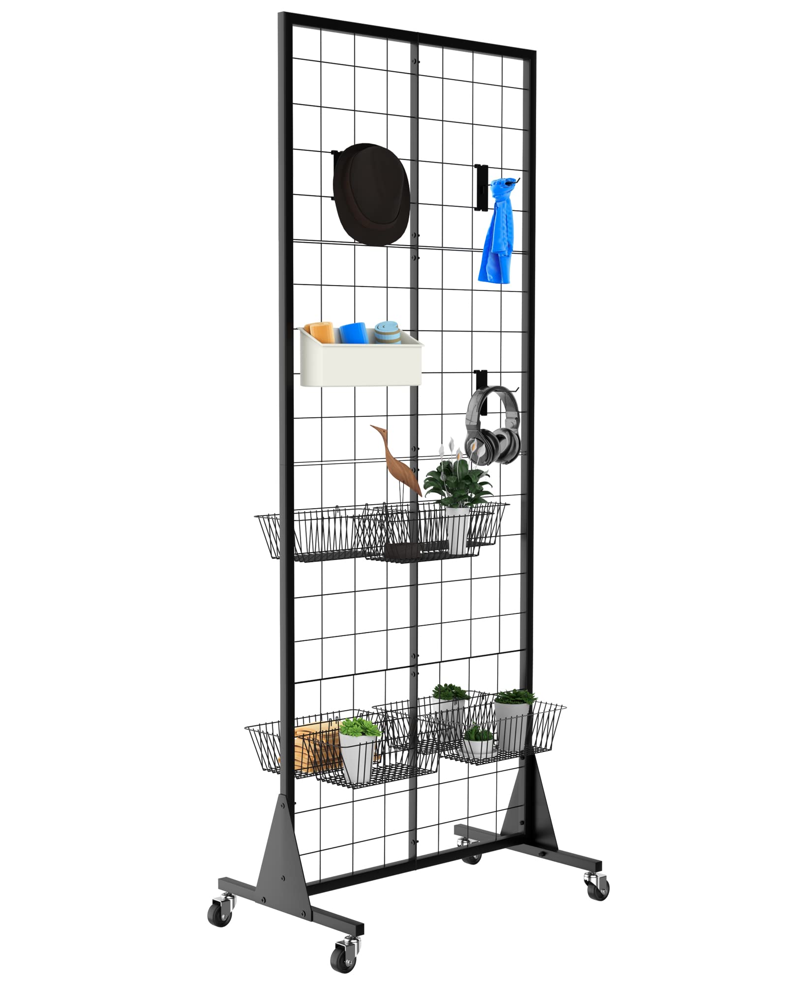 Mua Gridwall Panel Display Stand 2' x 5.5' Ft Heavy Movable ...