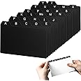 Amazon.com : HIBOX 27PCS Black Index Card Dividers, 5x3.5inch ...