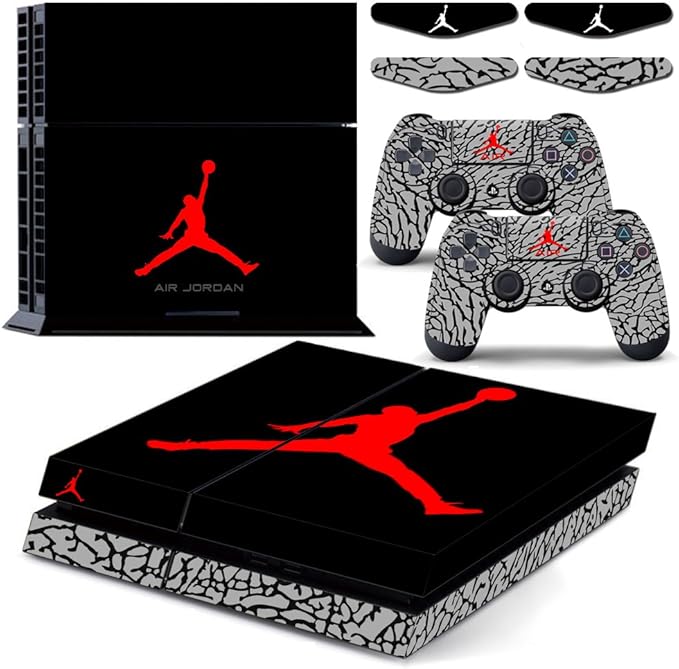 PS4 Air Jordan Waterproof Vinyl Skin Decal Cover for Playstation 4 ...