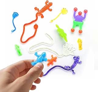 Amazon.com: 100 Pack - Sticky Stretchy Toys for Kids Bulk Party Favors ...