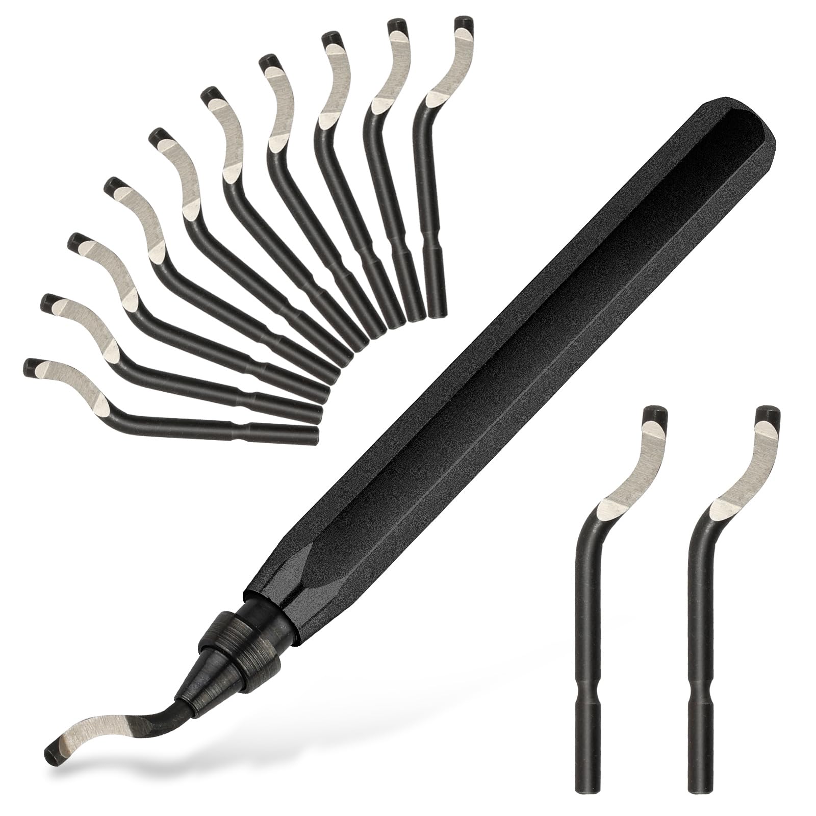 Deburring Tool with 12 High Speed Steel Blades, Deburring Tool 3D ...