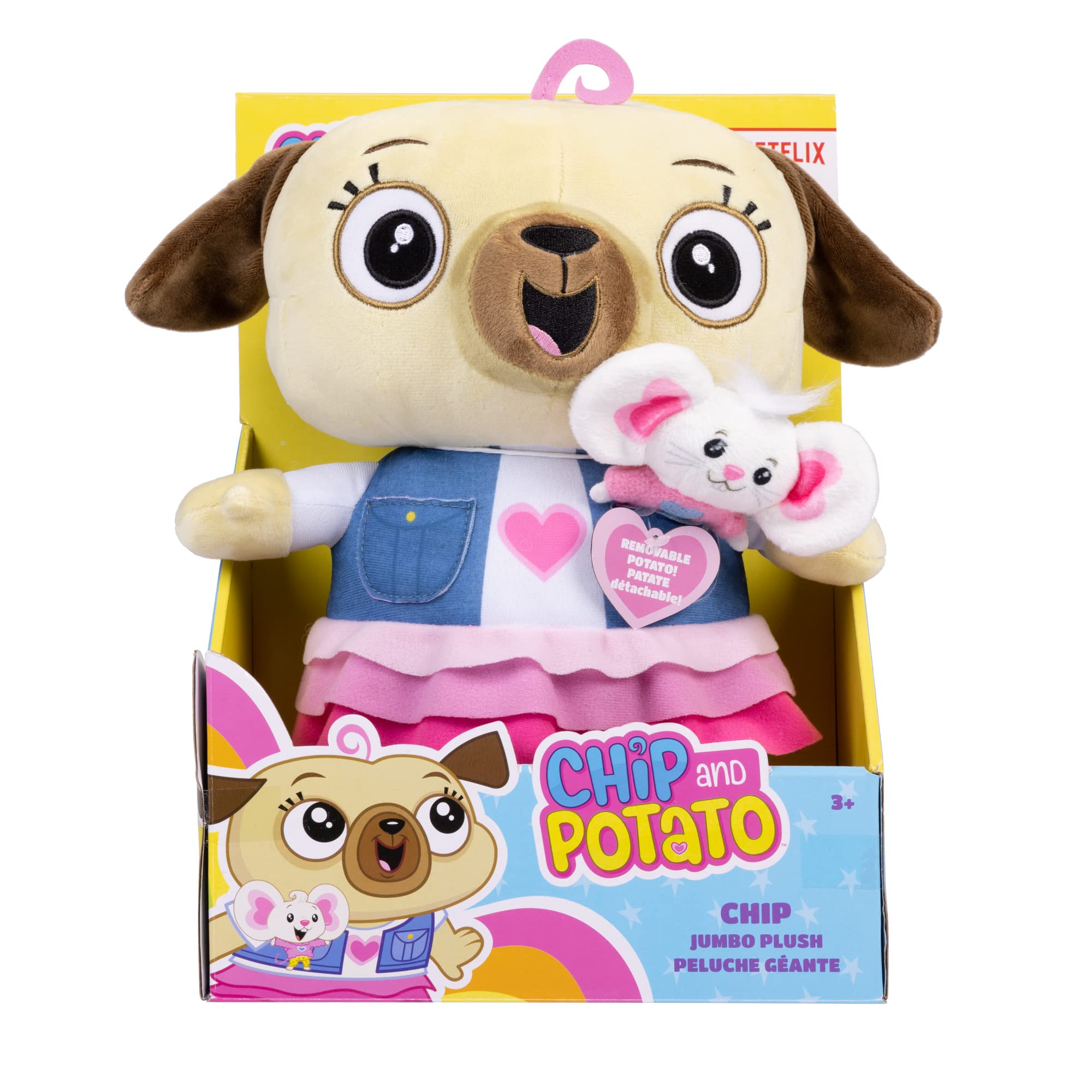 Mua Chip and Potato ZERONIC Jumbo Plush Toy, Official Licensed Stuffed ...