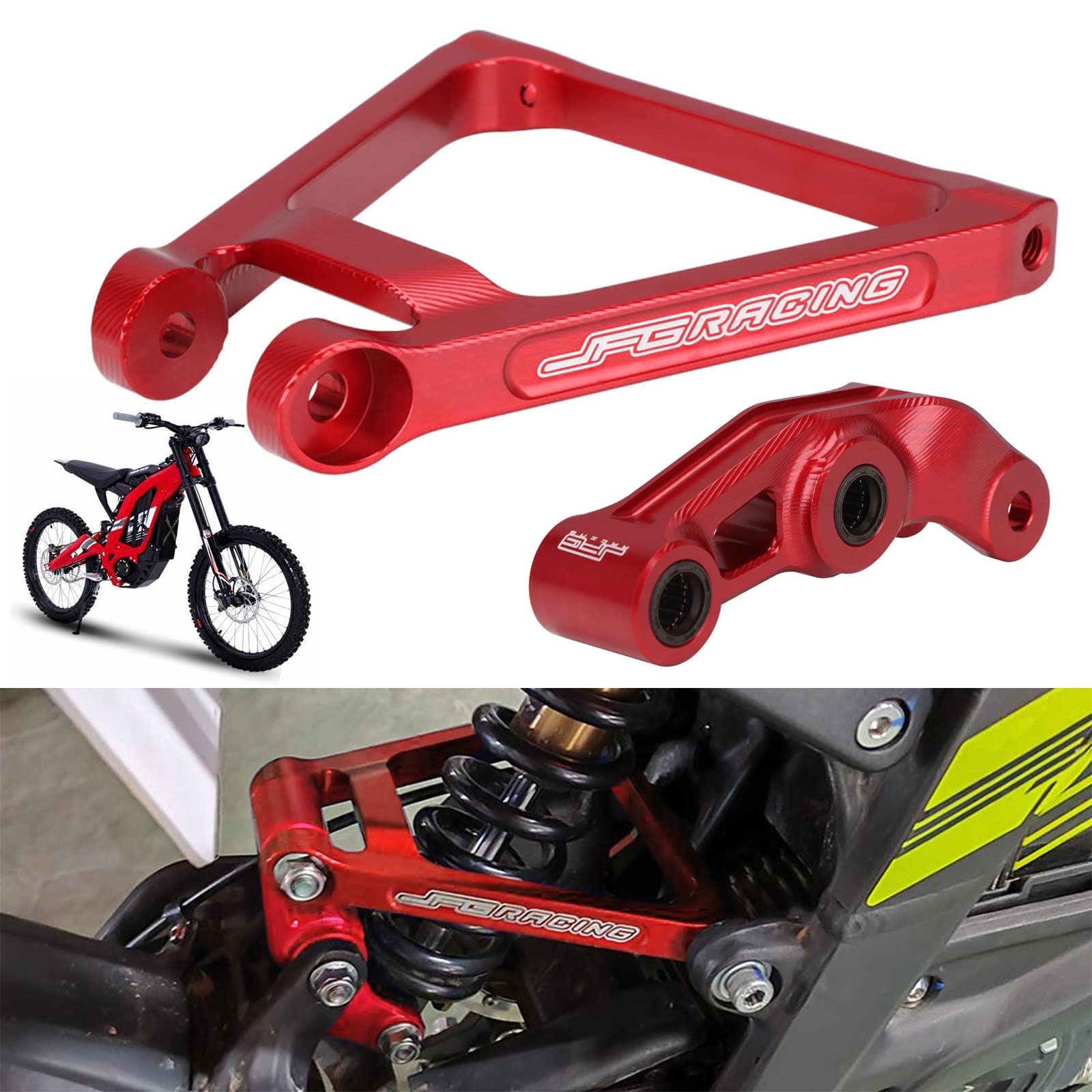 JFG RACING Sur Ron Suspension Link Kit + Triangle Aluminum 7075, for ...