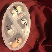 Amazon.com: Pill Pro - Weekly Pill Organizer: Home & Kitchen
