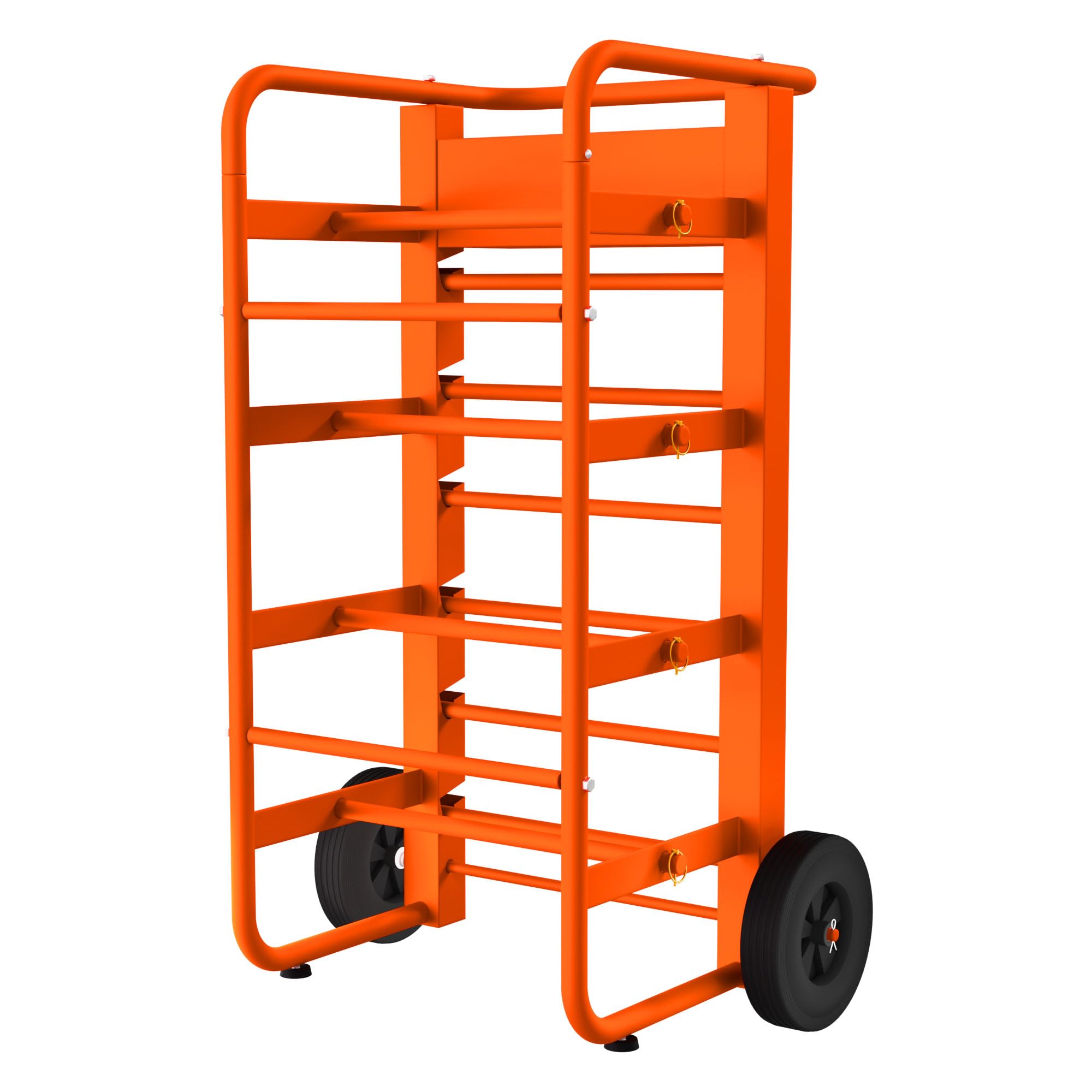 Tredre Orange Wire Spool Rack with Wheels, Heavy Duty Cable Holder with ...