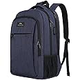 Amazon.com: Laptop Backpack with USB Charging Port,Slim Travel Backpack ...