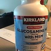 Amazon.com: Kirkland Signature Extra Strength Glucosamine HCI 1500mg ...