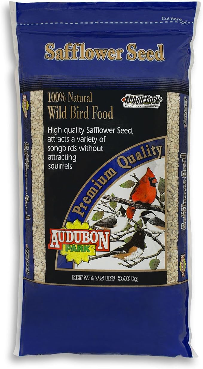 Amazon.com : Audubon Park 2476 Premium Safflower Seed Wild Bird Food, 7 ...