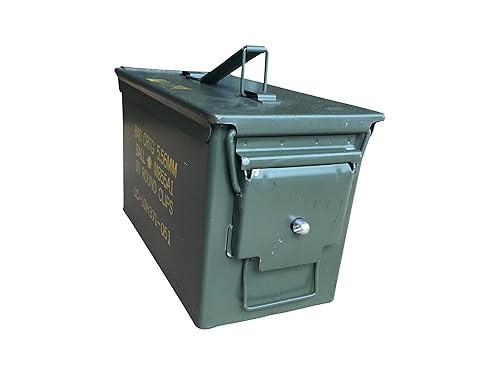 50 Cal Ammo Can with Lock Kit Installed by ACM (Grade 1 50 Cal w ...