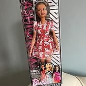 Barbie FJF57 FASHION AND BEAUTY Fashionistas Doll-Kitty Dress-Petite ...