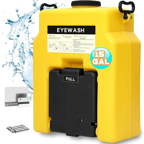 Magula 15 Gallon Portable Eye Wash Station OSHA-Approved,Wall Mounted ...