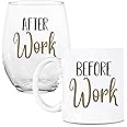 Amazon.com | Funny Mugs, LOL Before Work, After Work 11 oz Coffee Mug ...