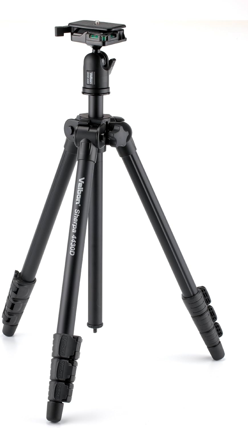 Velbon Sherpa 4430D Aluminium Tripod with QHD43D Head: Amazon.co.uk ...
