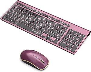 Amazon.com: Wireless Keyboard Mouse Combo,J JOYACCESS 2.4G Compact and Ultra Slim Wireless ...