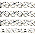 Amazon.com: Whaline 32.8ft Boho Dot Bulletin Board Borders Colorful Dot ...