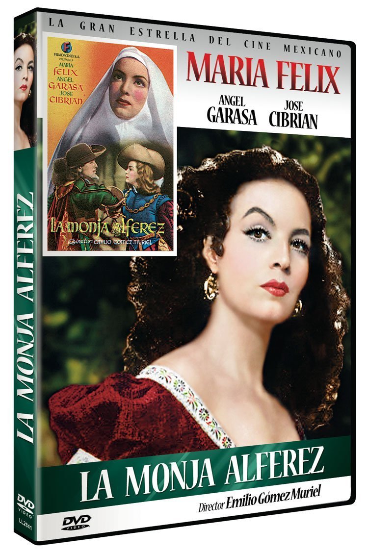 La Monja Alférez [DVD]: Amazon.es: Maria Felix, Angel Garasa, José ...
