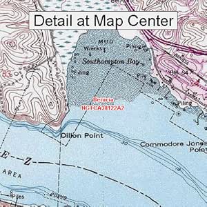 Amazon.com : USGS Topographic Quadrangle Map - Benicia, California ...