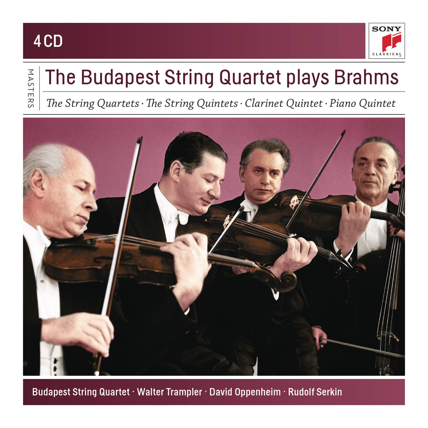 The Budapest Strinq Quartet Play Brahms: Budapest String Quartet, Budapest String Quartet ...