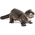 Amazon.com: Folkmanis River Otter Hand Puppet, Brown, 1 EA : Toys & Games