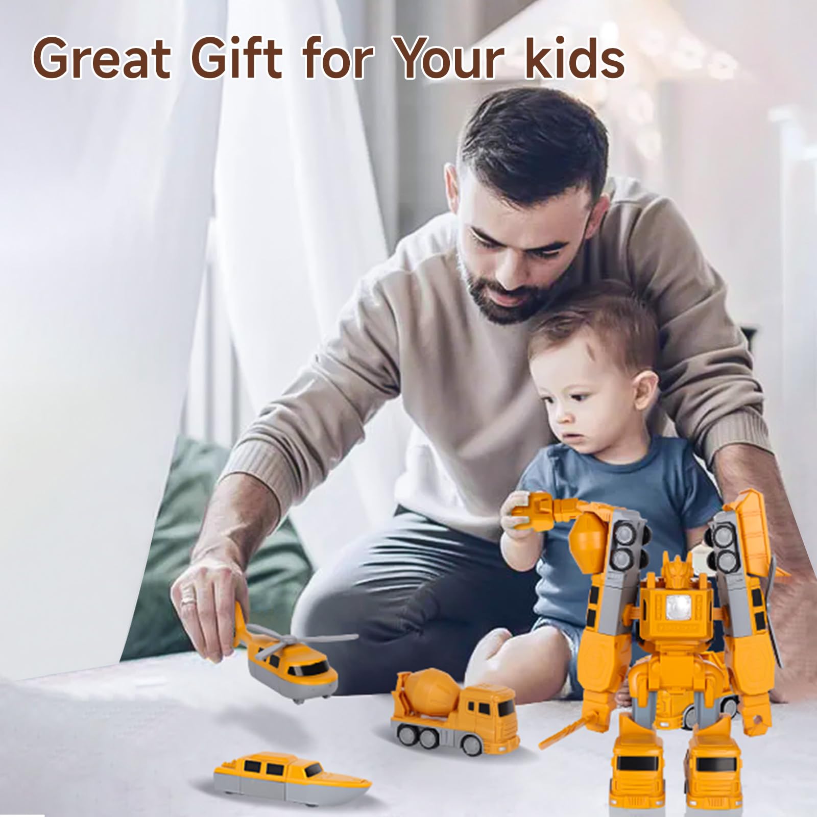 Mua WixbFyn Magnetic Transform Engineering Car Converting Robot ...