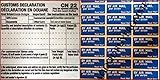 250 SELF ADHESIVE CUSTOMS DECLARATION FORMS LABEL CN22 ROYAL MAIL POST ...