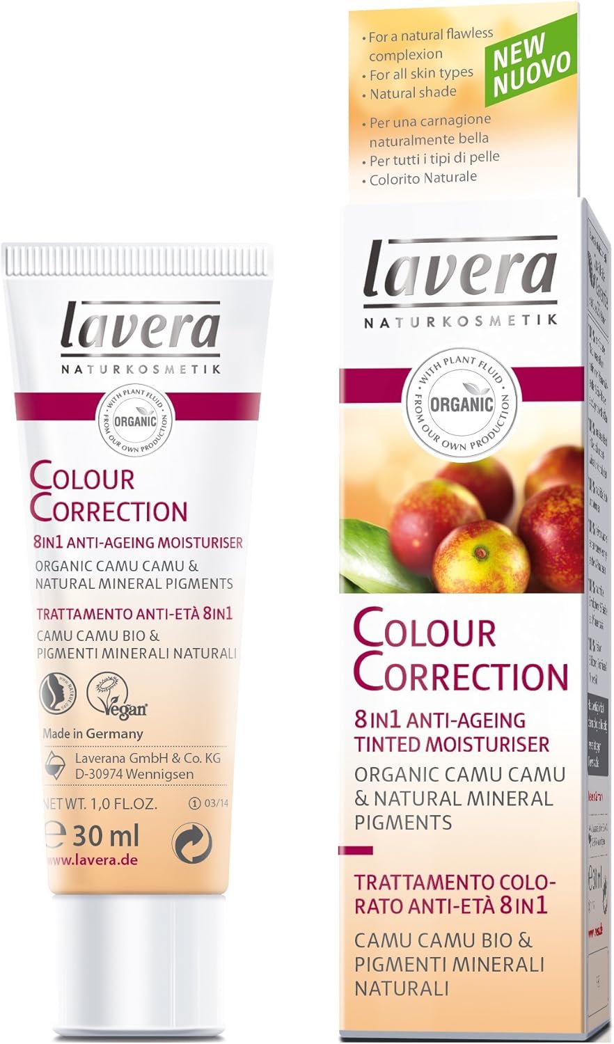 Amazon.com: Lavera Organic & Natural CC Cream, Anti-Aging 8-in-1 Tinted ...