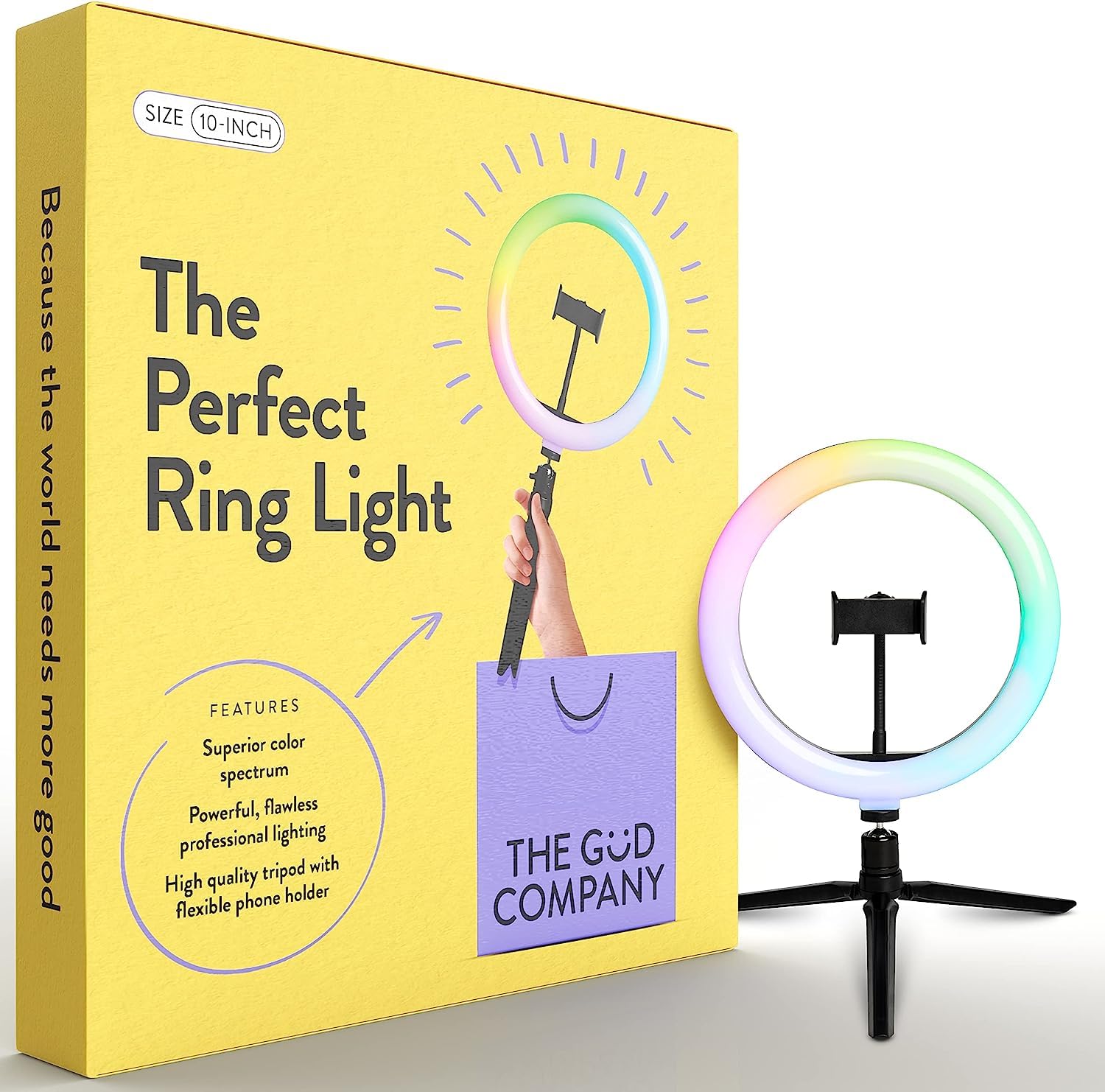 Mua The Perfect 5-inch Portable Ring Light with Stand, Premium Photo ...